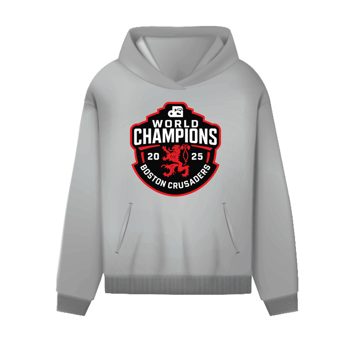 World Champions Hoodie - Gray – Boston Crusaders - Official Shop