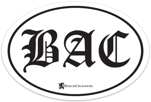 BAC Sticker (6" x 4") – Boston Crusaders - Official Shop