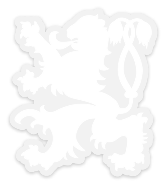 White Waldo Sticker (3", Clear Border) – Boston Crusaders - Official Shop